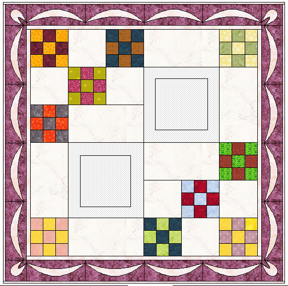 Quilt Sampler Journal: Quilt Along Layout
