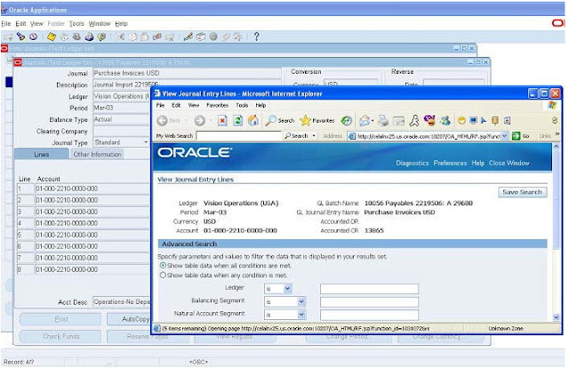 Drilldown In R12 | Oracle Techno & Functional