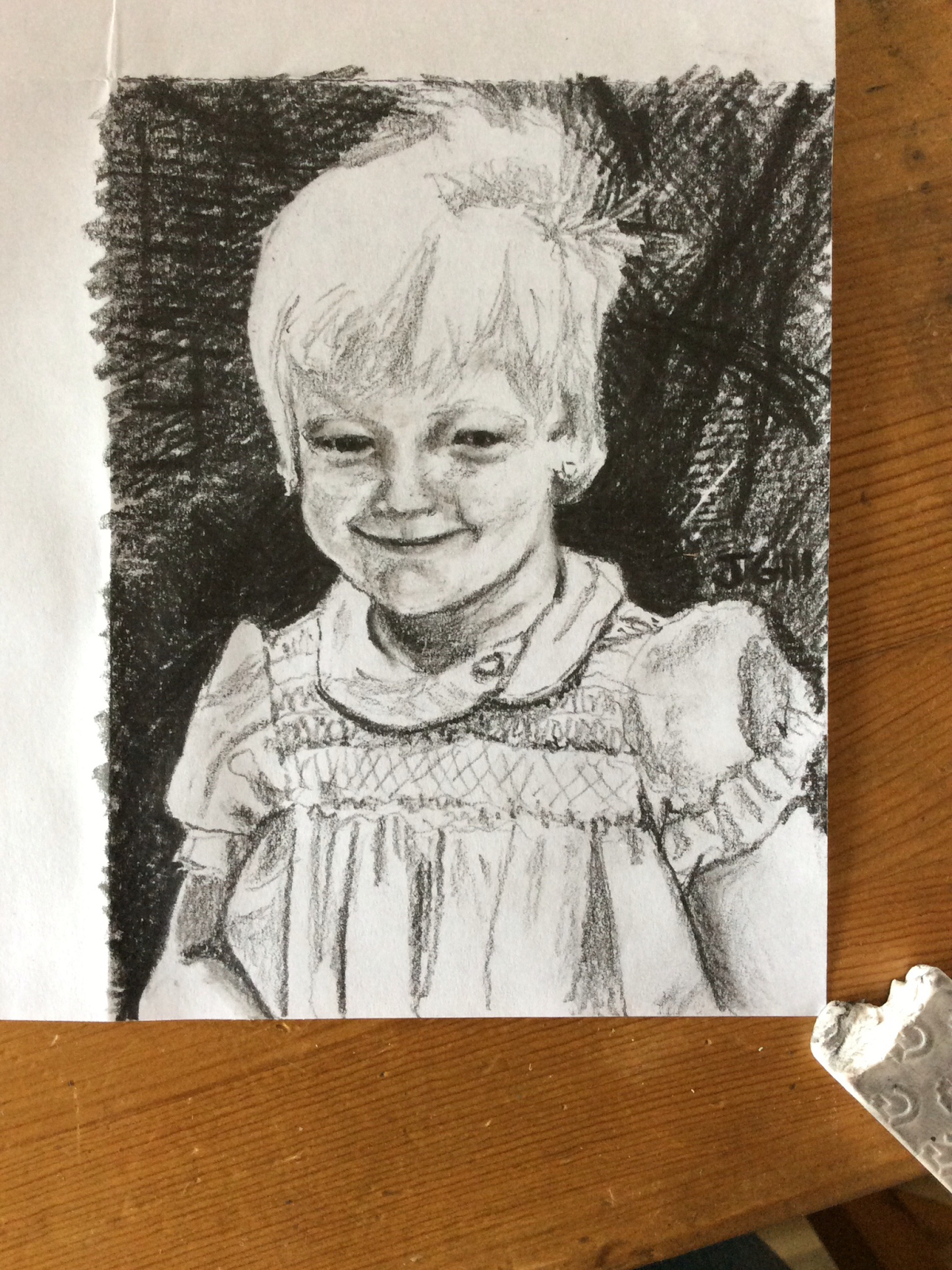 Johnsartjournal: Small Pencil Sketch from an Old Photo