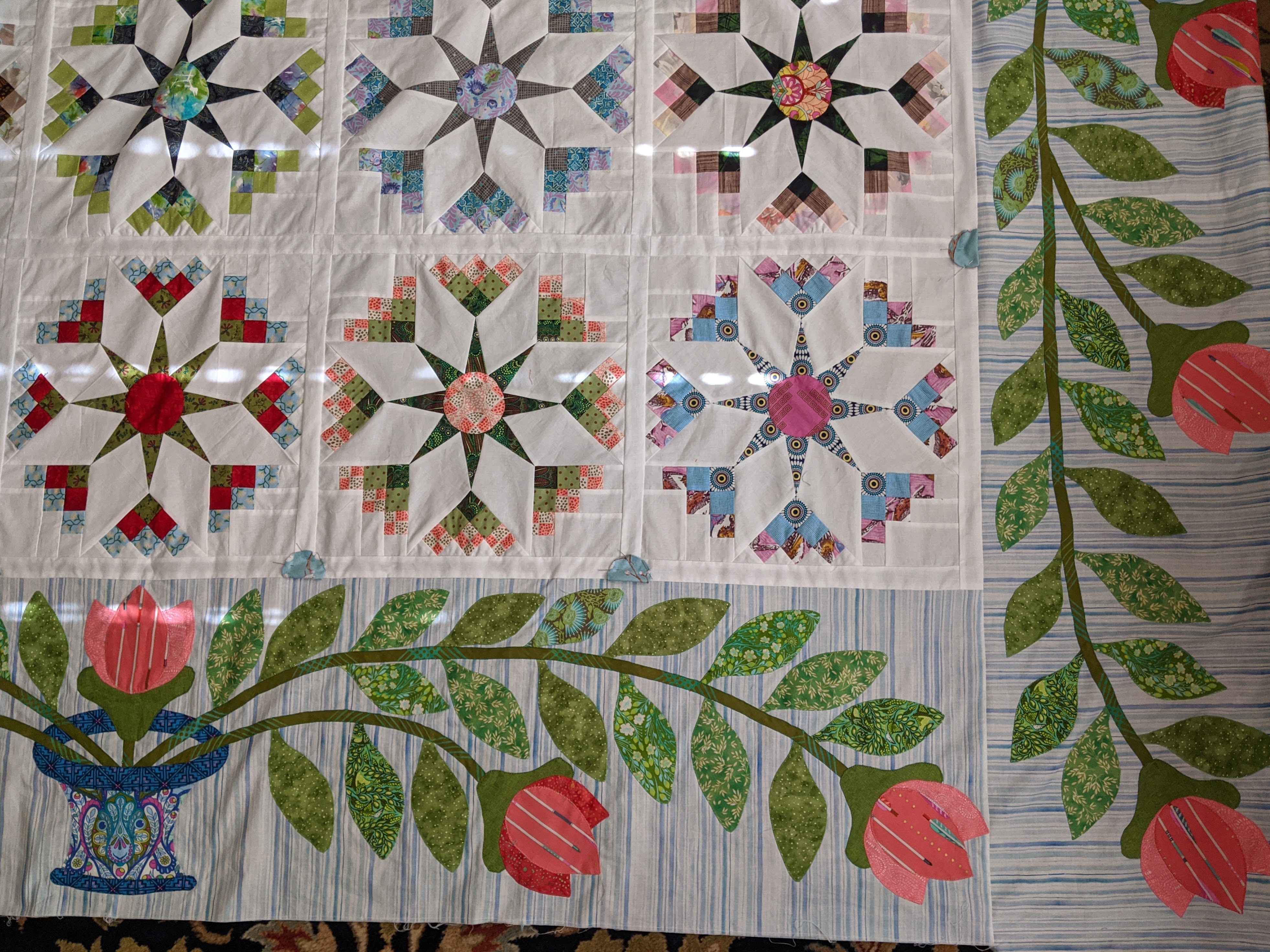 Fret Not Yourself: Circling the Shadow Star Quilt