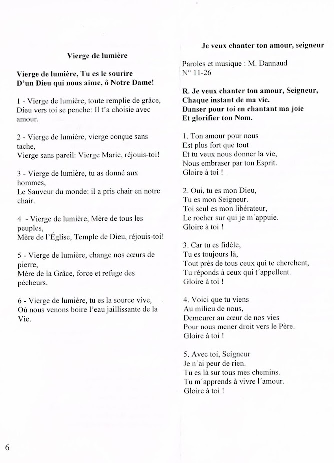 Chants Chantonnay: CD Signes Chantons en Eglise