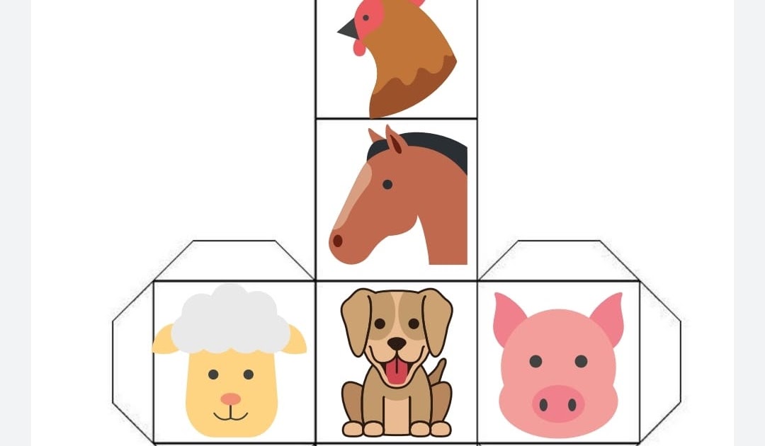 Aprender Mola con Profe Belén : FARM ANIMAL CUBE. Recurso divertido ...