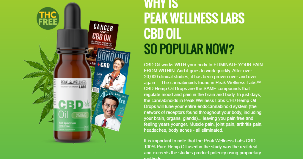 Peak Wellness CBD Oil