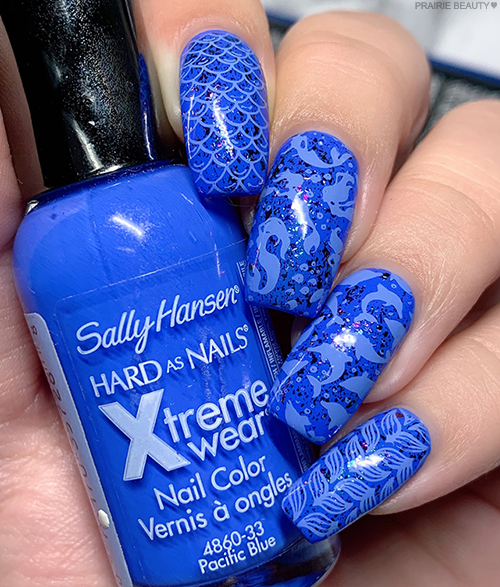 MANI MONDAY: Pacific Blue Under The Sea Nails - Prairie Beauty