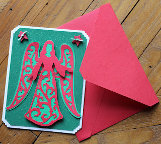 Crafting With Nana: Angel Christmas Card