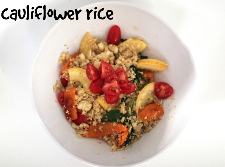 Camp Patton: cauliflower rice