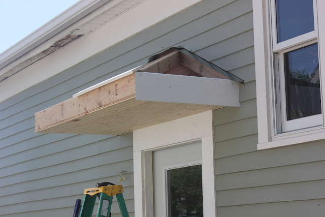 Bricks & Honey: Building the Back Door Overhang