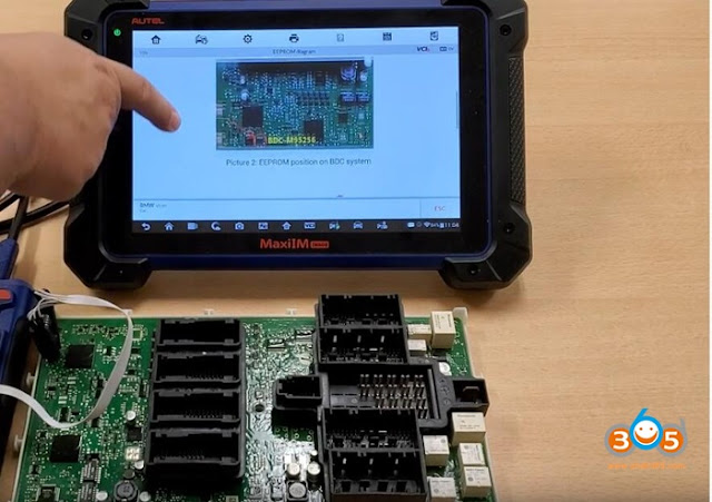 How to Read EEPROM FEM M95128 by Autel IM608? | Kess V2 Master ECU ...