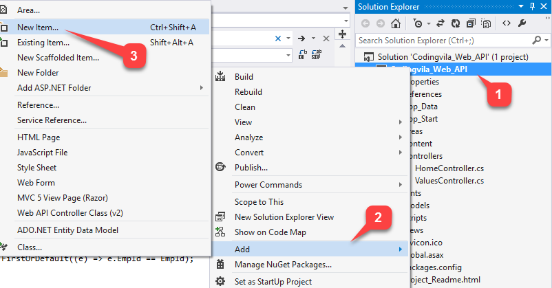 ASP.NET Web API 2 in MVC 5 Using C# with Example | Codingvila