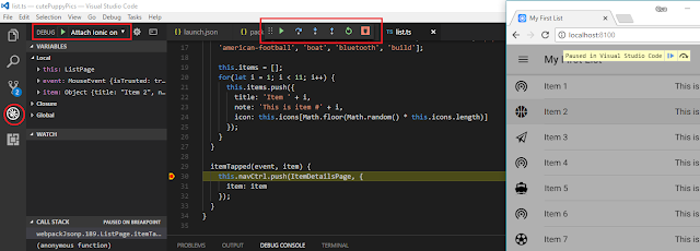 Ionic 3: Debugging on VS Code and Chrome ~ My Geeks