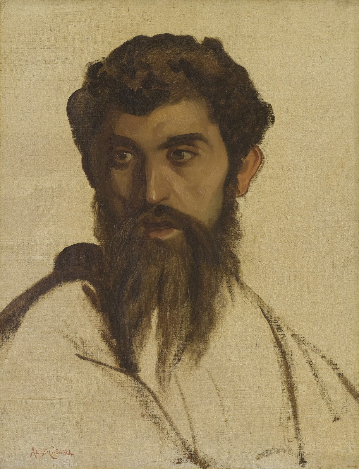 Alexandre Cabanel | Adam, study for Paradise Lost, 1867 | Masterpiece ...
