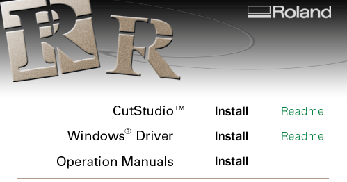 Programa de roland Cut Studio y Drives roland CAMM Para corte de Vinilos