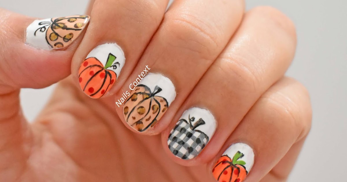 Nails Context: Fall Pumpkins