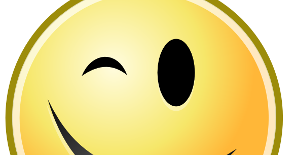 Big Wink Smiley with Friendly Gesture | Smiley Symbol