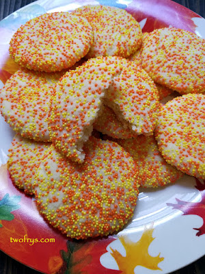 Two Frys: Fall Sprinkle Cookies