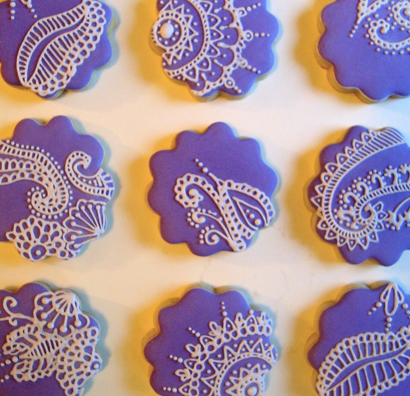 Sugar Bea's Blog: Henna Cookies