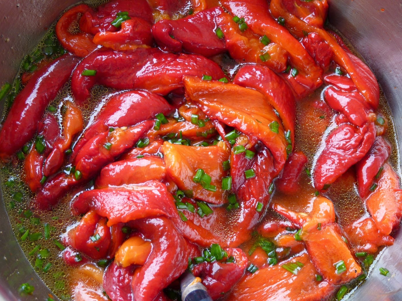 Les petites choses: Poivrons marinés - recette ultra simple