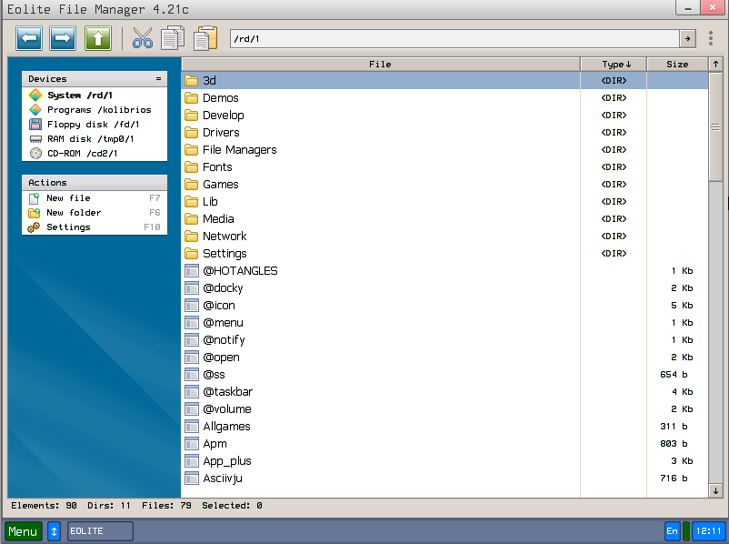 An Operating System under 30mb! (feat. KolibriOS)