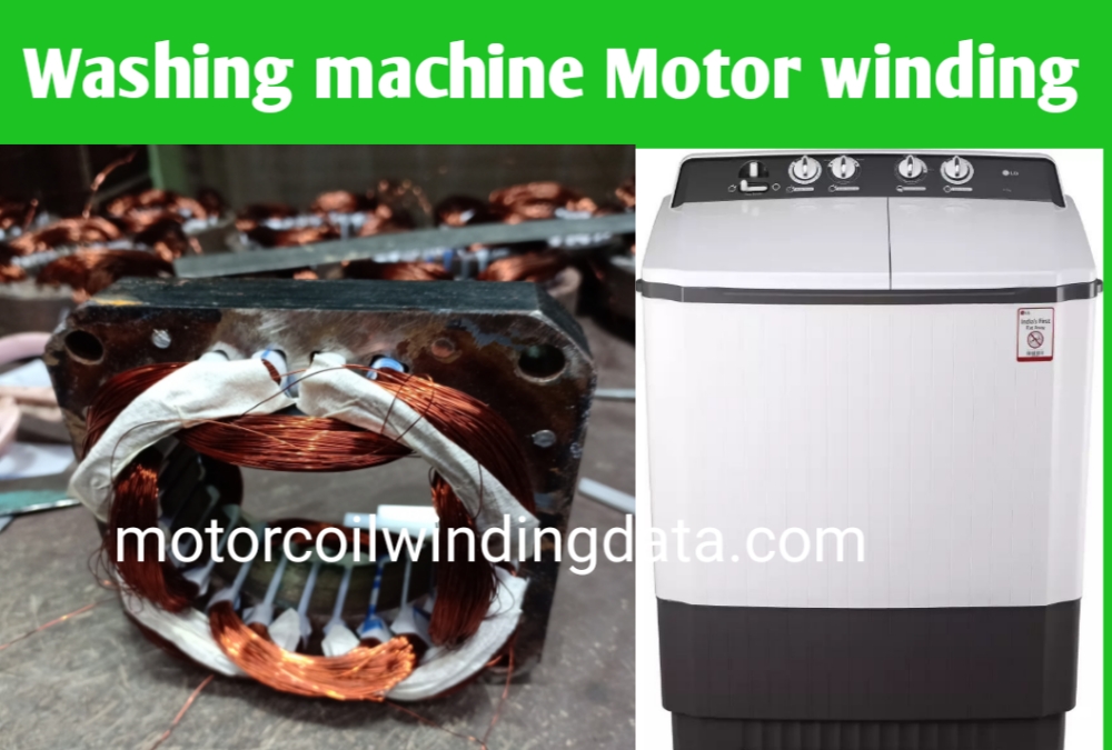 Washing Machine Motor Winding Data Spin Motor Winding Semi Automatic