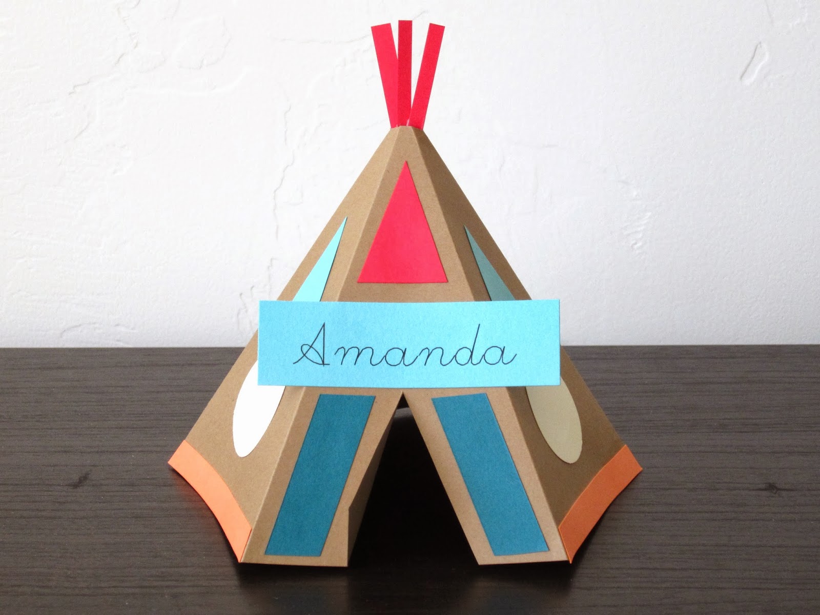 Thanksgiving Teepee Craft: design sprinkle