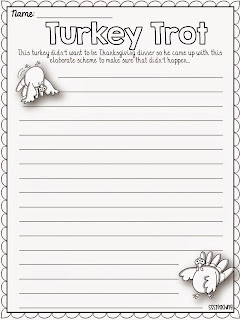 FREE Turkey Trot Writing Prompt - SSSTeaching