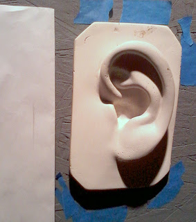 ARTHUR HAYWOOD: Ear Cast Drawing Process, Part 2