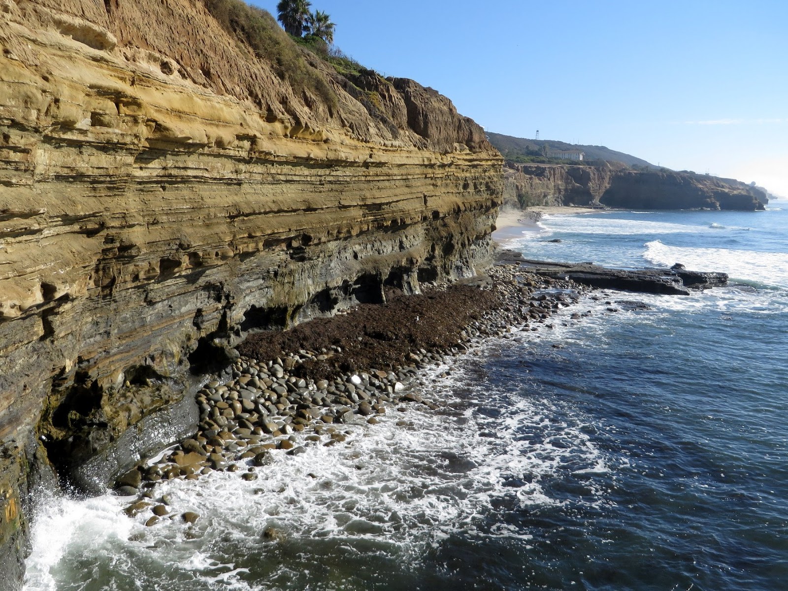Gravel Beach: Sunset Cliffs