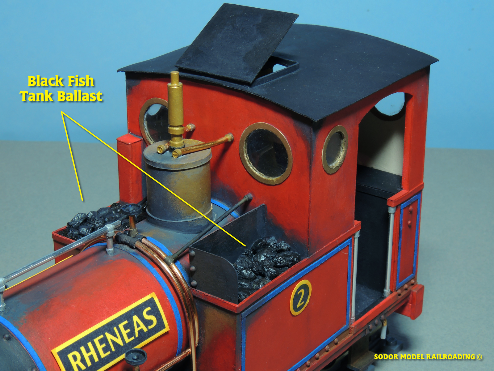 SodorModelRailroading: Scratch-Building Rheneas | 16mm Scale