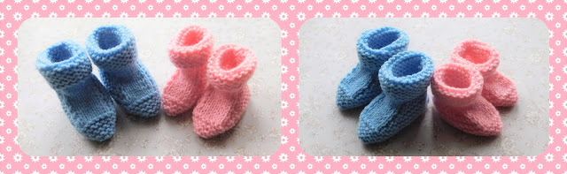 Marianna's Lazy Daisy Days: Babbity Baby Booties