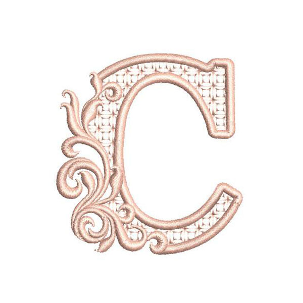 Fancy Letter C Designs - Birthday Letter