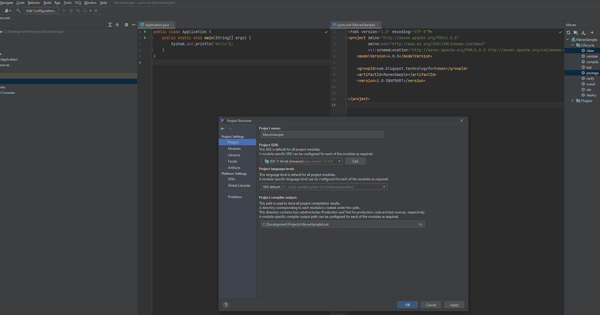 Technology For Human: Java Maven project error: Source option 5 is no ...