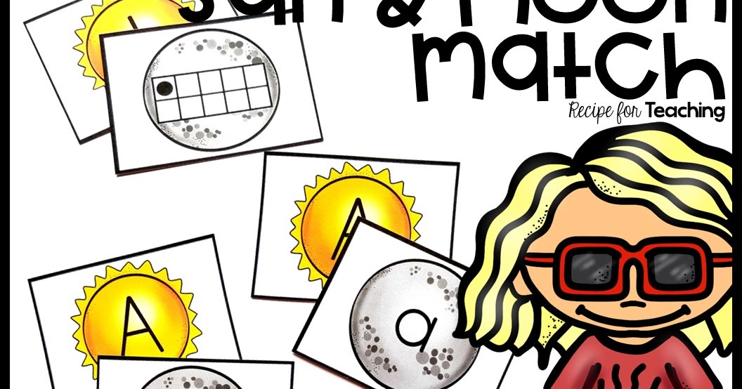 Sun and Moon Match - Recipe for Teaching