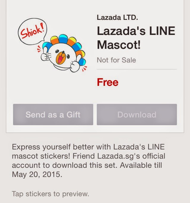 LINE Stickers Community: Free-Lazada's LINE Mascot! sticker