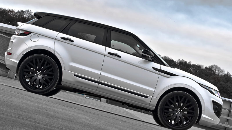 Modern Cars: The New Fuji White Range Rover Evoque With COR Rims