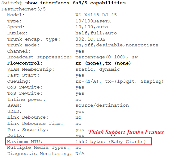 Konfigurasi MTU Jumbo Frame Switch Cisco - Dunia JaringanIndo