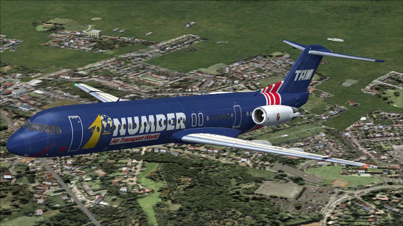 Texturas Brasileiras: TAM Linhas Aéreas PT-MRK Fokker 100