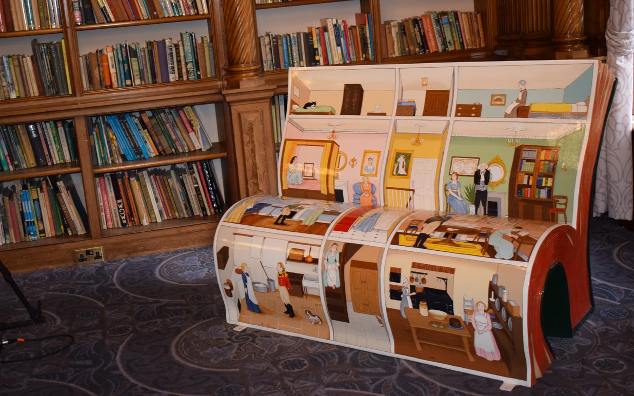 Bookshelf: Sitting with Jane: Jane Austen book benches