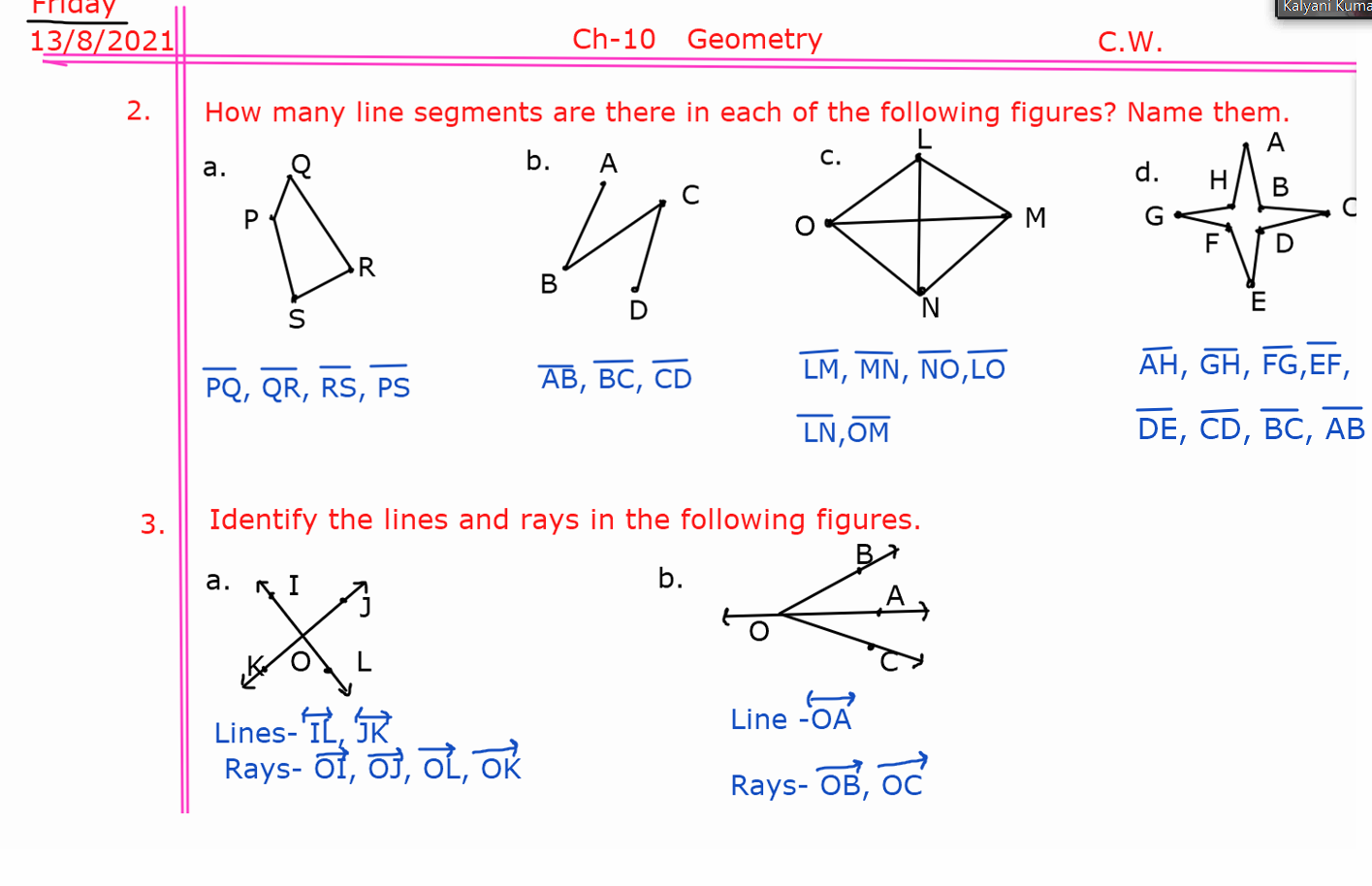 PIS BARODA STD-4: MATH, CHAPTER 10 - GEOMETRY