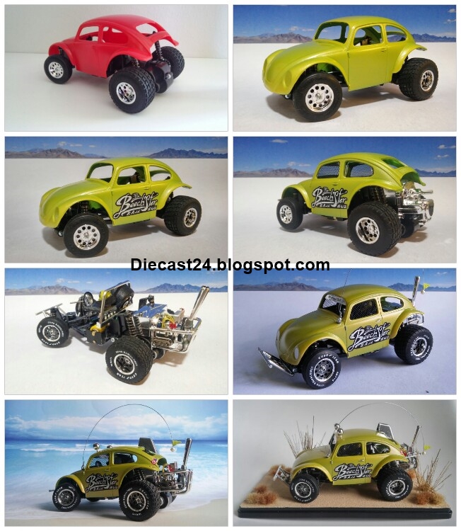 1/24 Diecast miniaturas: 70's VW Beechster Baja Bug 1/24 - Deburnout ...