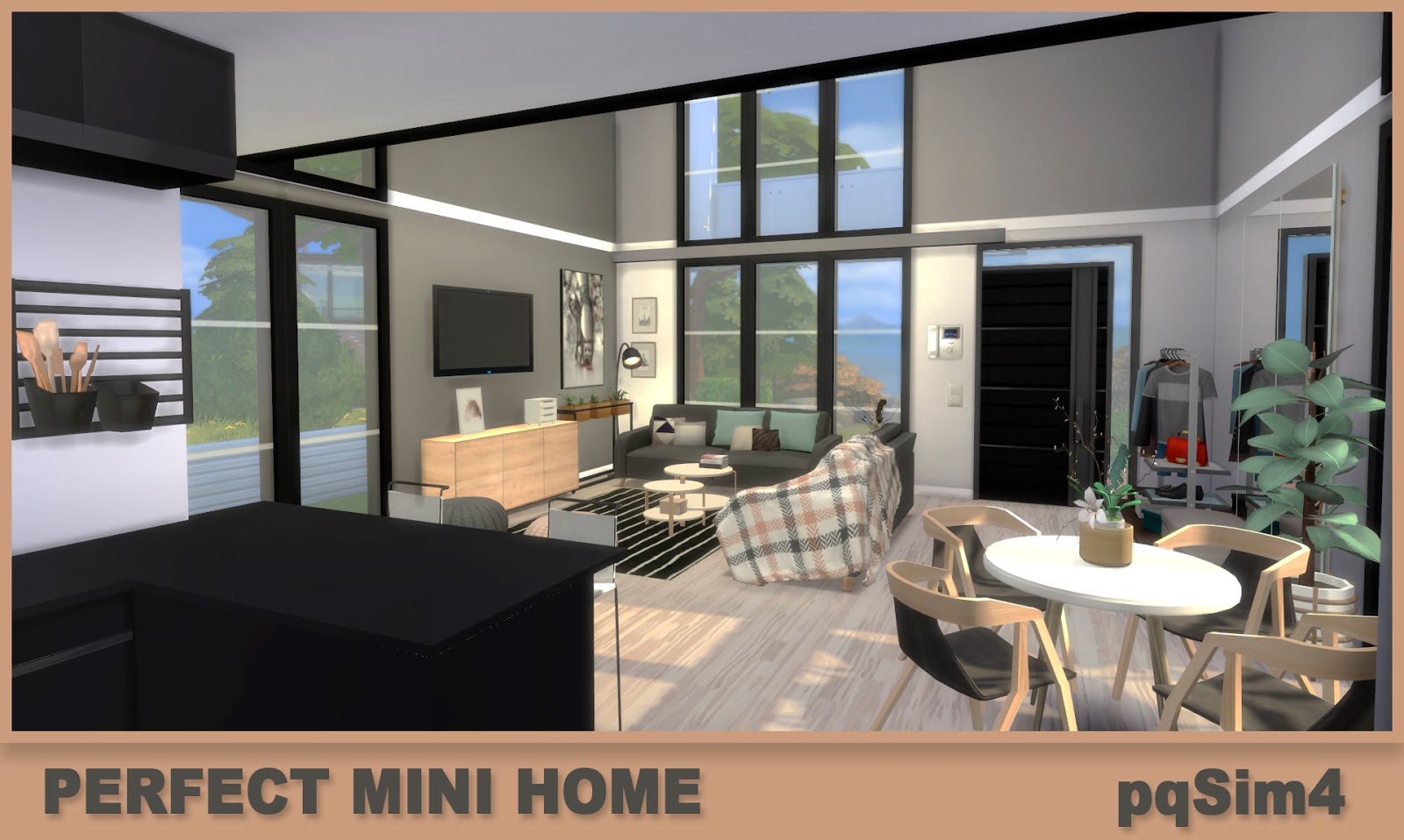 Perfect Mini Home. The Sims 4 Speed Build.