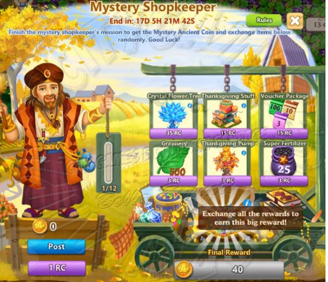Fans di CityGames Blog: Fattoria Felice-Missione Mystery Shopkeeper