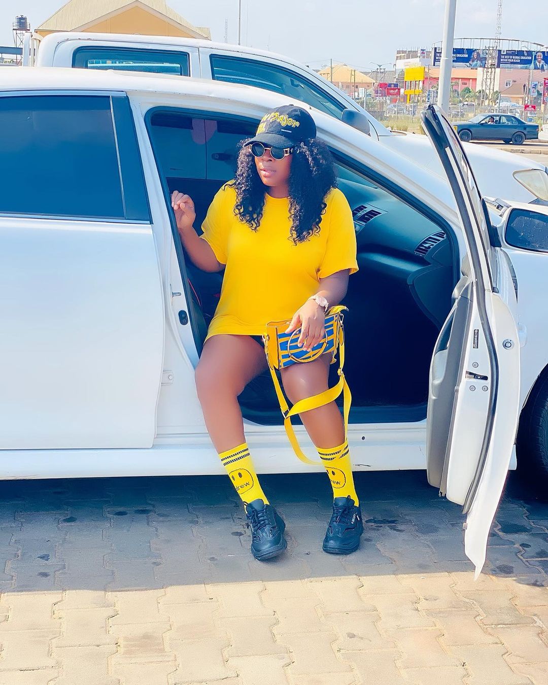 Pictures of Chizoba Nwokoye and her Cars