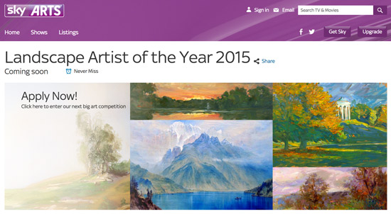 MAKING A MARK: Sky Arts Landscape Artist of the Year 2015 - Call for ...