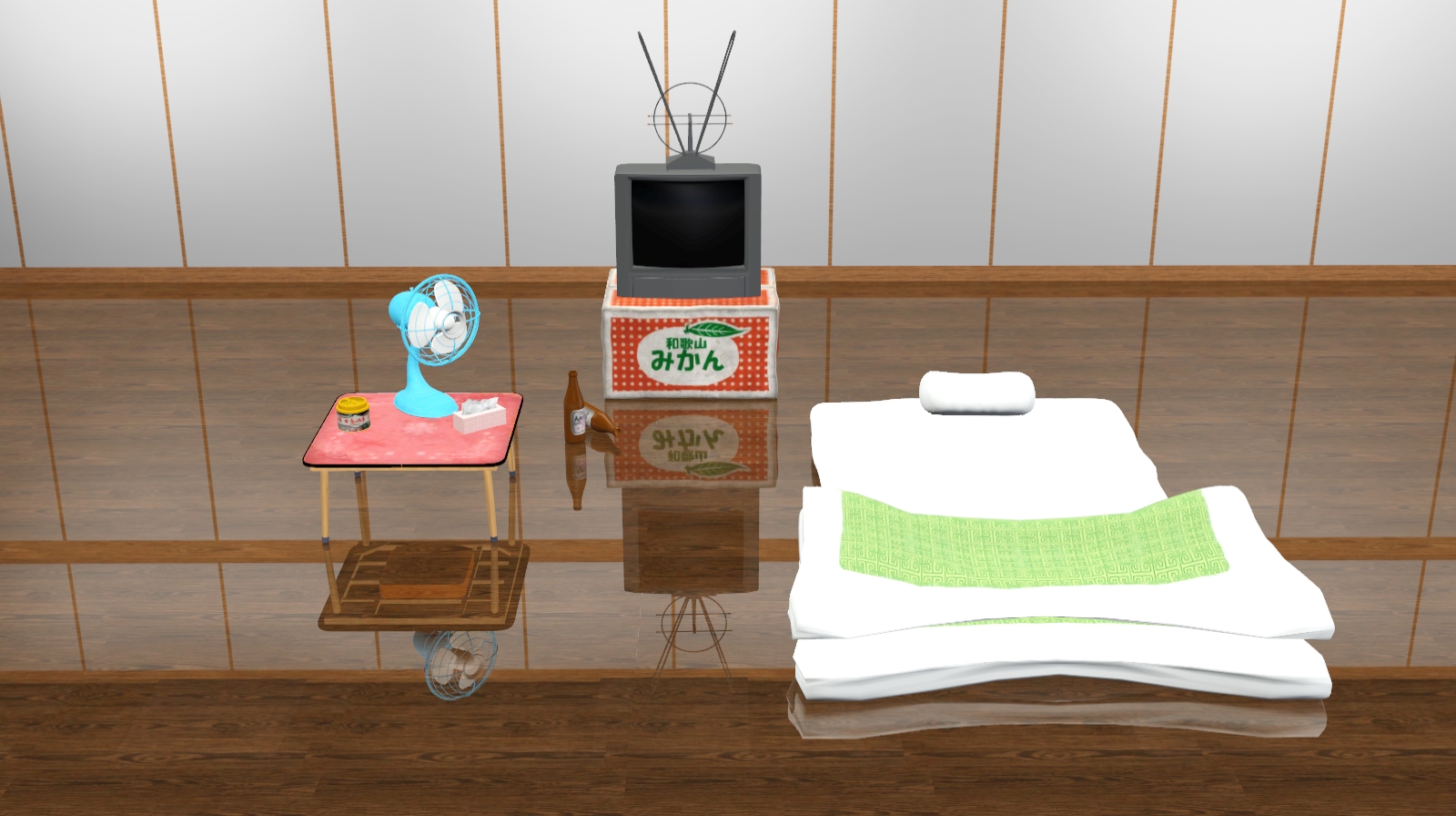 TS3 - Japanese Room Set ~ Noir and Dark Sims