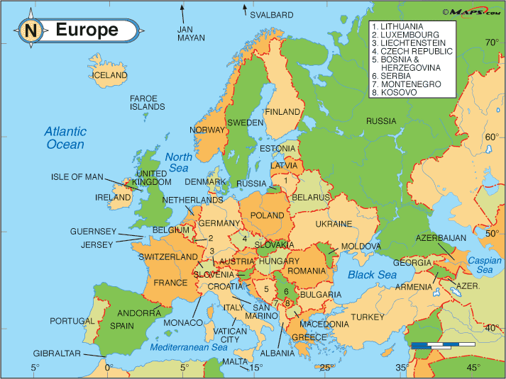 NAR : Europe vs UK vs New Zealand