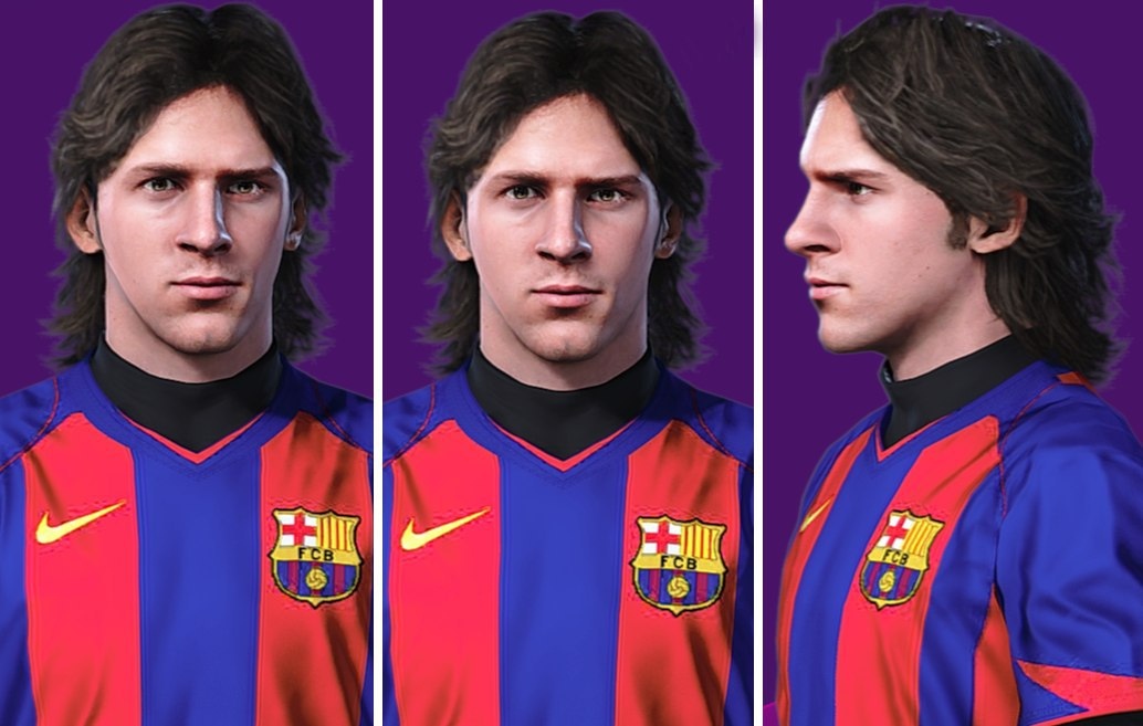 PES 2021 Faces Lionel Messi (Young) by Alireza ~ SoccerFandom.com ...