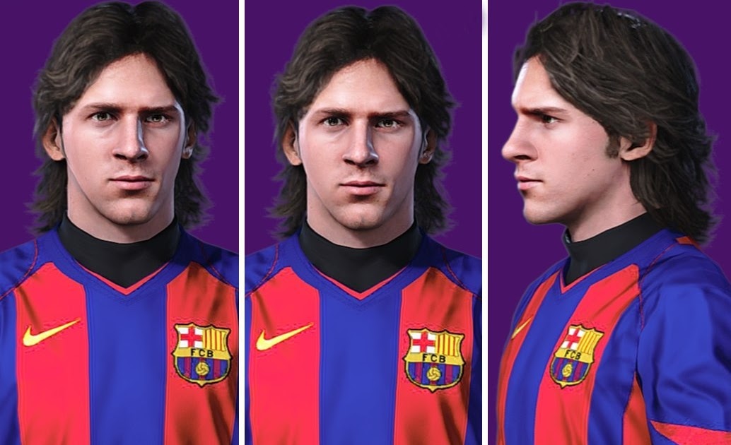 PES 2021 Faces Lionel Messi (Young) by Alireza ~ SoccerFandom.com ...