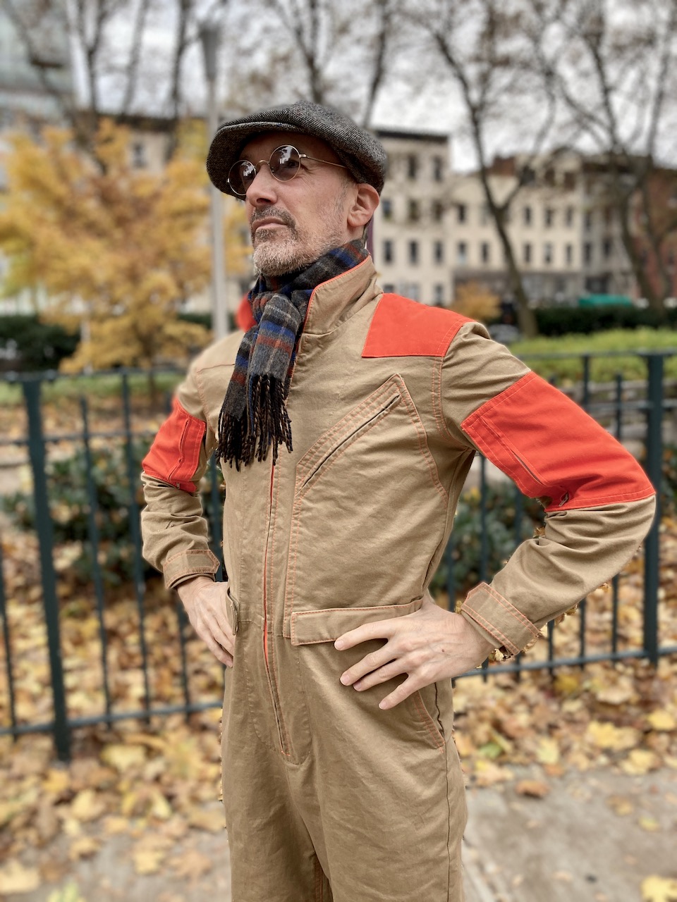 male pattern boldness: Modeling My Finished Flight Suit - McCall's 2054!