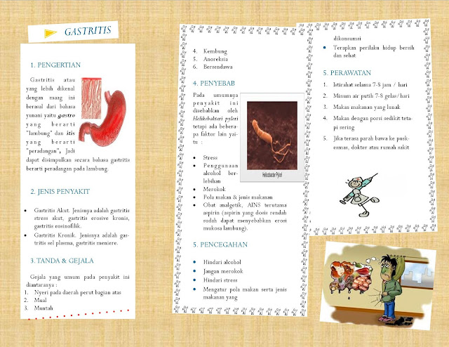 PM Info Channel: Contoh Leaflet Gastritis