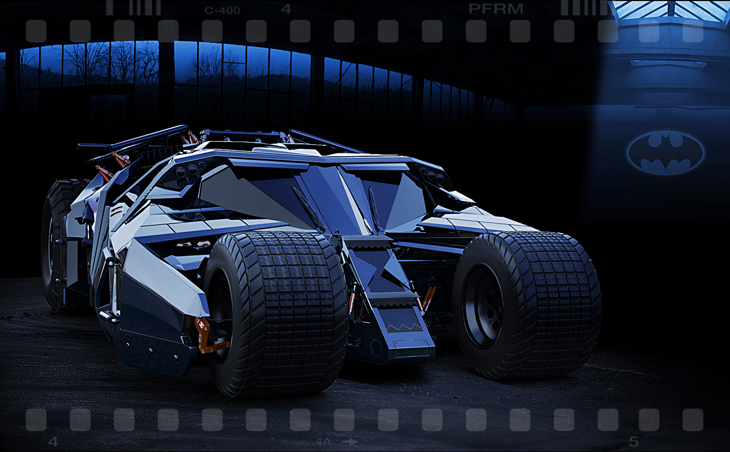 MY WORKS: Batman's car, 3 Styles...